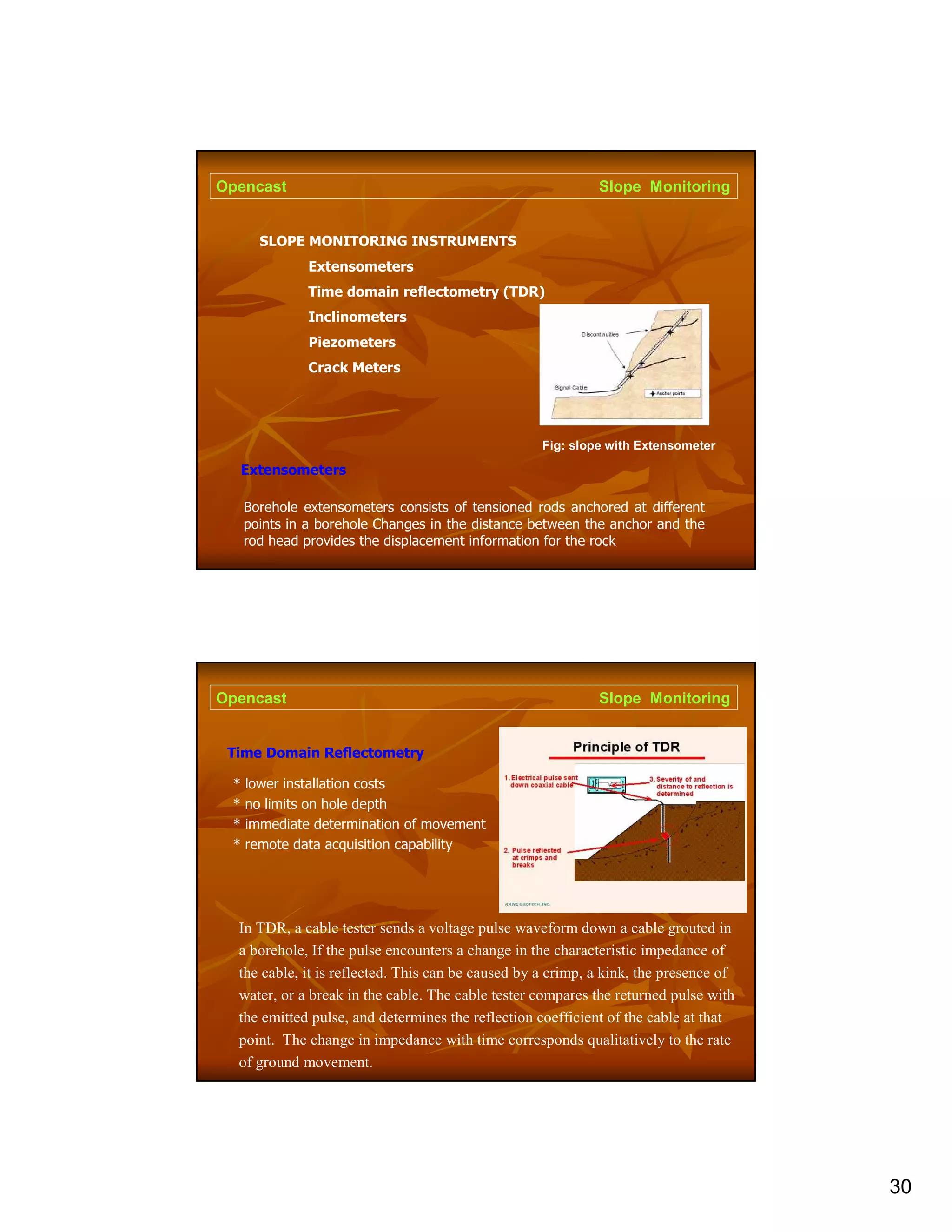 strata monitoring Instrumentation | PDF