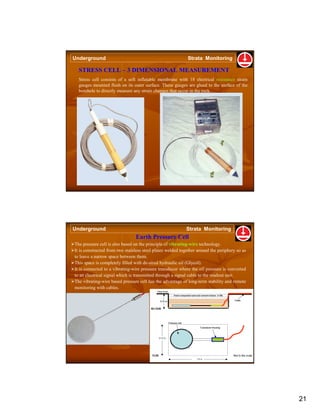 strata monitoring Instrumentation | PDF