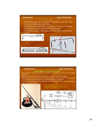 strata monitoring Instrumentation | PDF