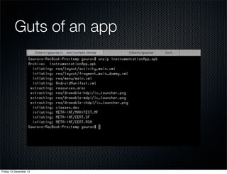 Reverse engineering and instrumentation of android apps | PDF