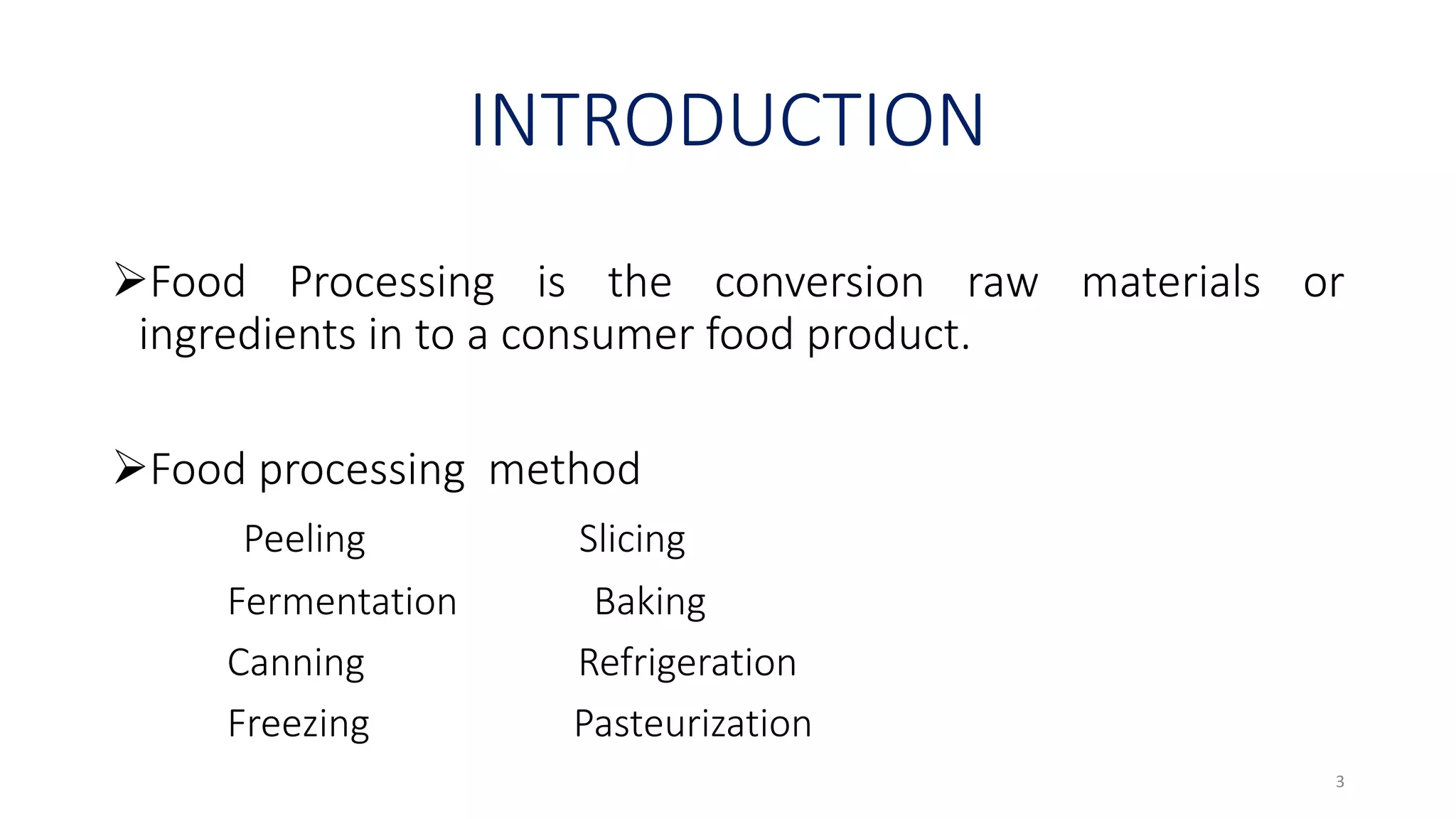 INSTRUMENTATION NEEDS FOR FOOD PROCESSING INDUSTRY | PPTX