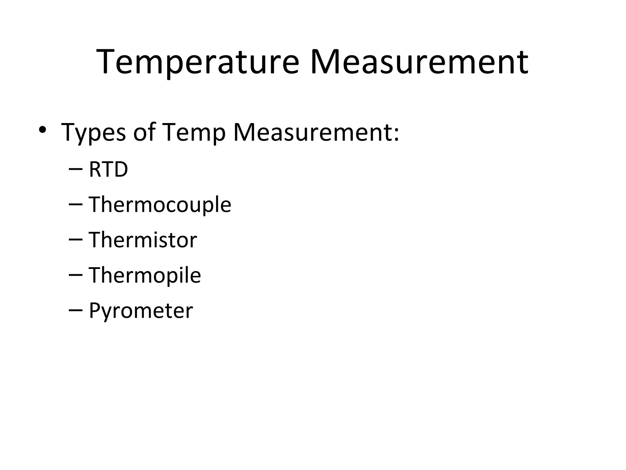Basics Of Instrumentation | PPS
