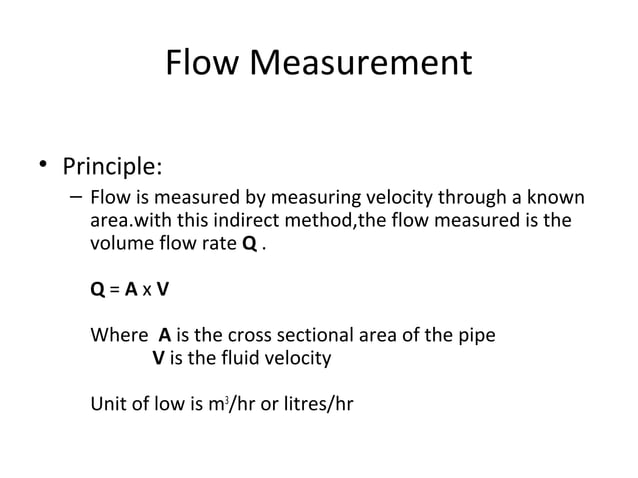 Basics Of Instrumentation | PPS