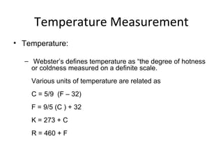 Basics Of Instrumentation | PPS