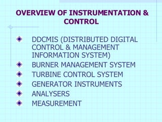 Instrumentation & Control For Thermal Power Plant | PPT
