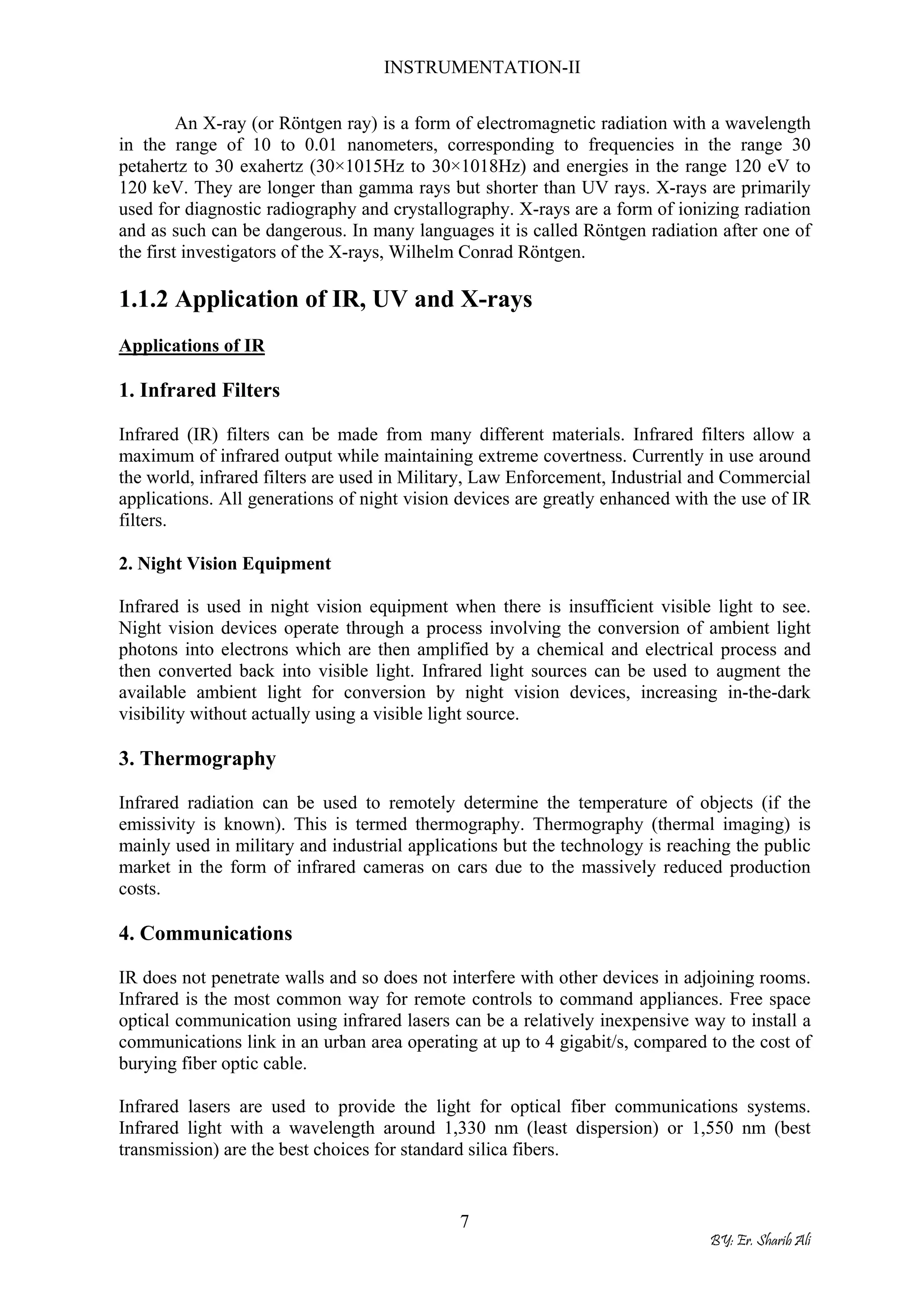 Instrumentation | PDF