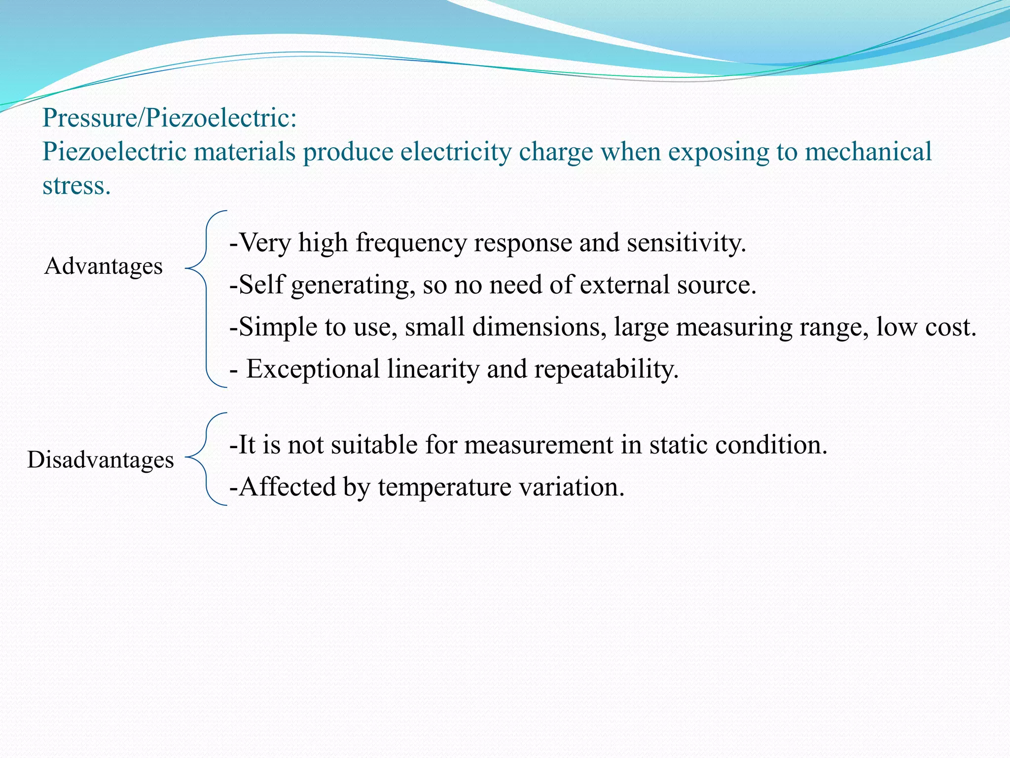 Instrumentation measurement principles | PPSX