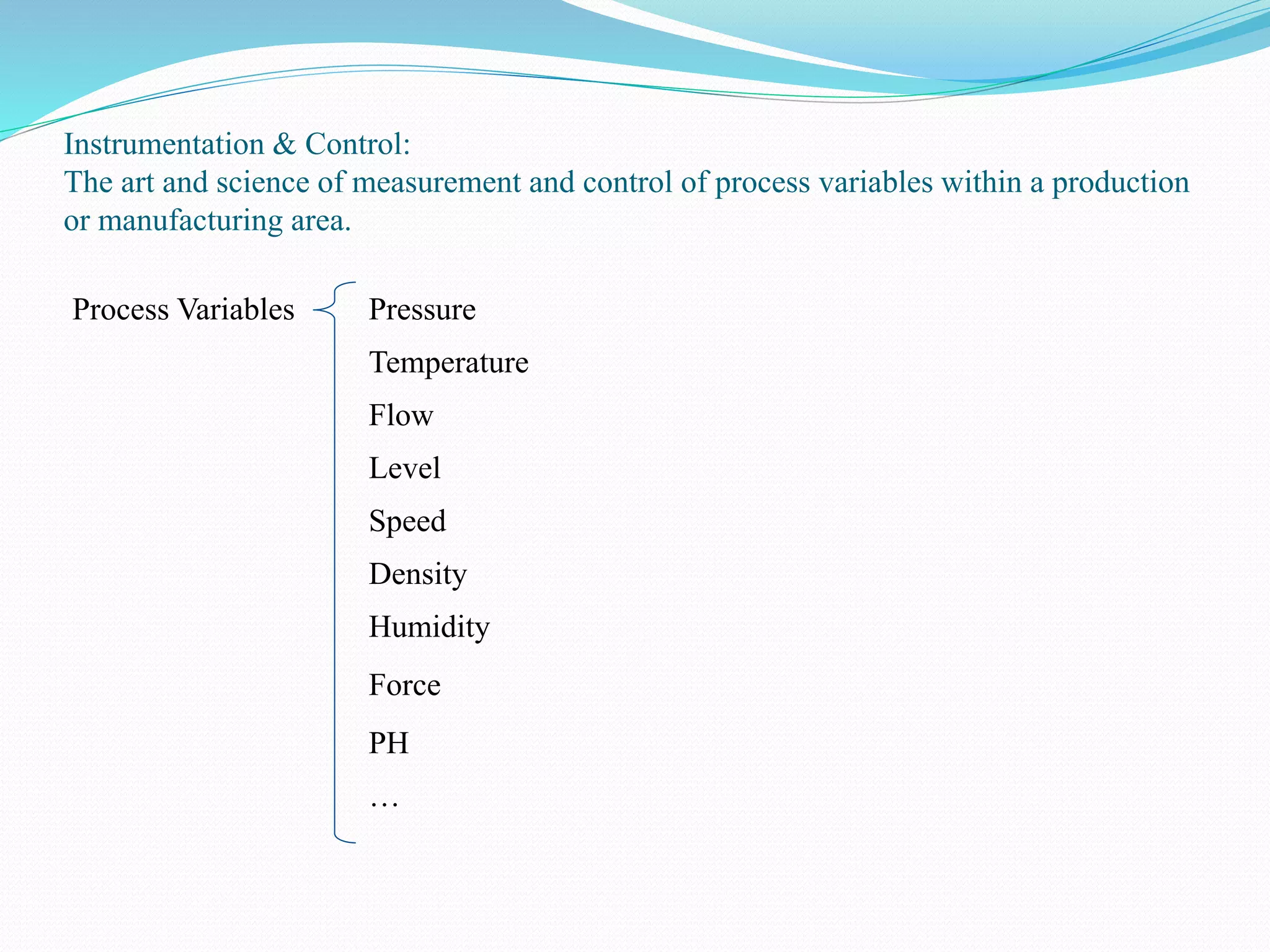 Instrumentation measurement principles | PPSX