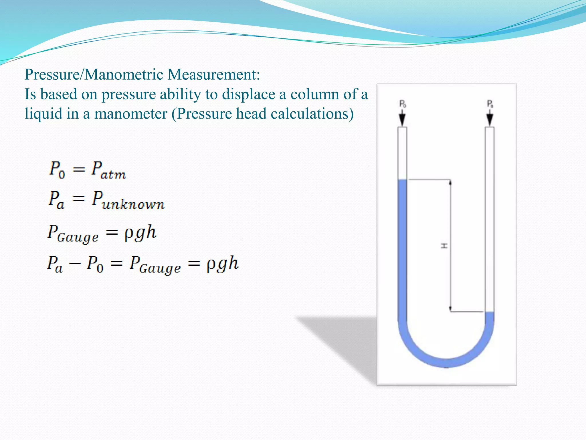 Instrumentation measurement principles | PPSX