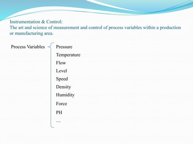 Instrumentation measurement principles | PPSX