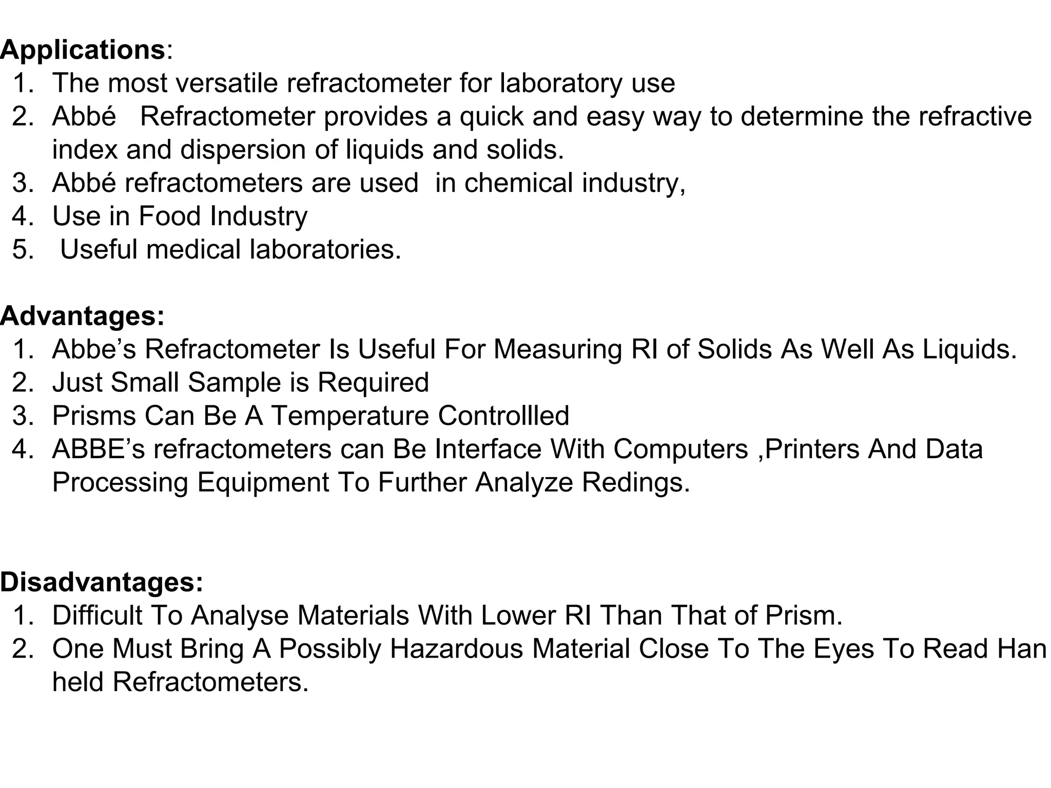 Abbe'S Instrumentation | PPTX