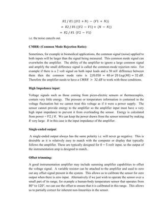 Instrumentational Amplifier | DOCX