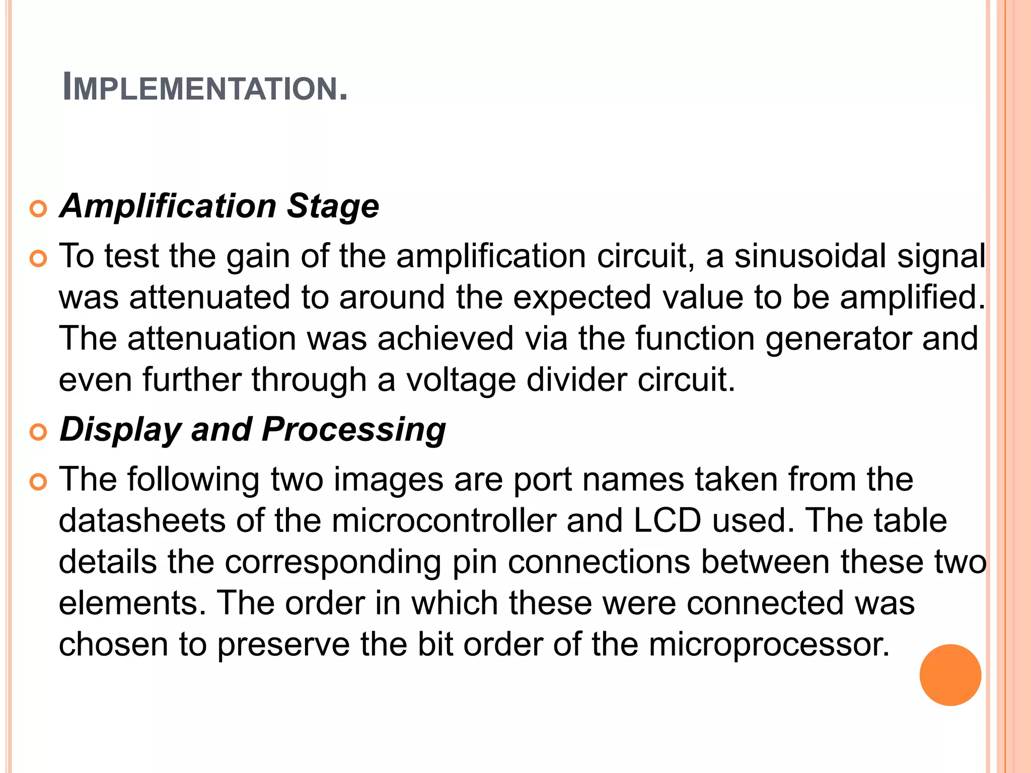 Instrumentation amplifier in ECG | PPTX