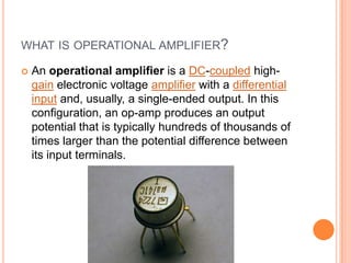 Instrumentation amplifier in ECG | PPTX