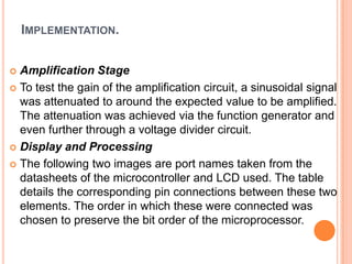 Instrumentation amplifier in heart beat monetering. | PDF