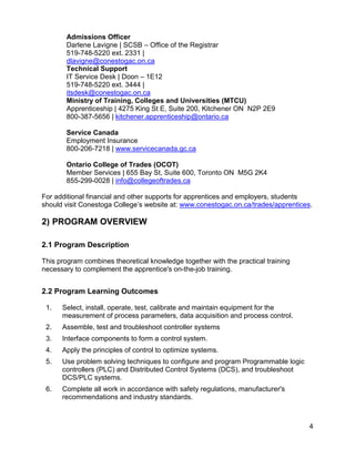 Instrumentation and control technician apprenticeship program handbook ...
