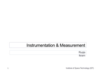 Instrumentation and Measurement-Module 4.pptx