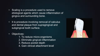 Instrumentation and Oral Prophylaxis | PPTX
