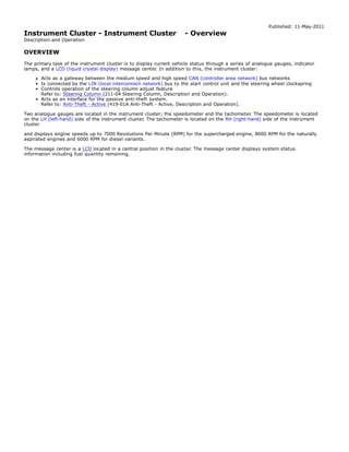 Instrumentation and Warning Systems | PDF