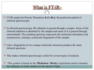 FT-IR spectroscopy Instrumentation and Application, By- Anubhav singh ...