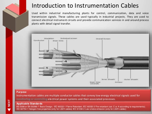 Instrumentation cables rev2