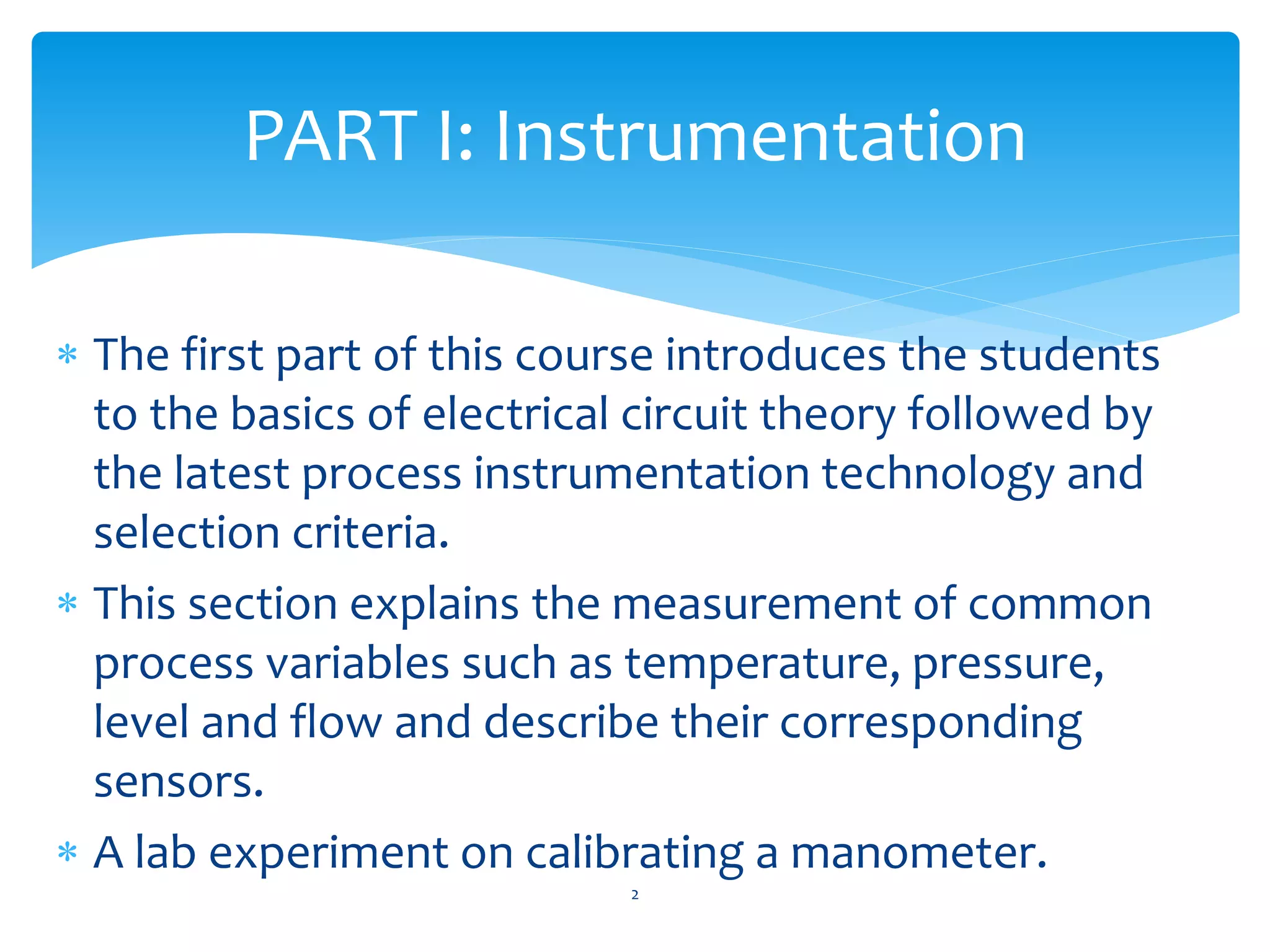 Process Instrumentation & Control | PDF