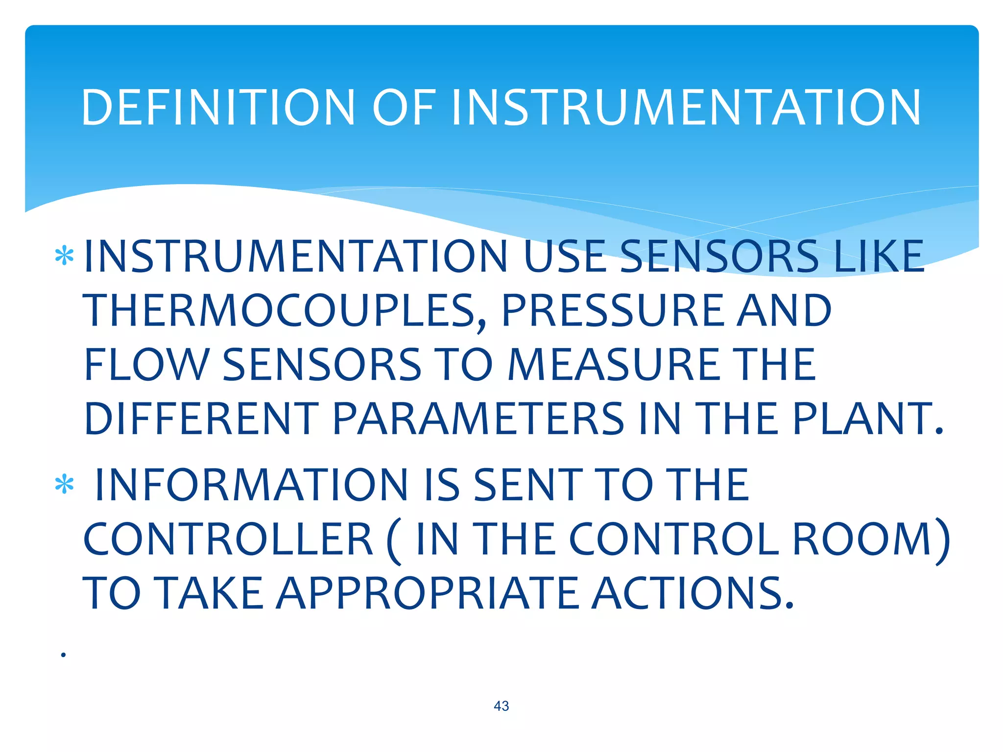Process Instrumentation & Control | PDF