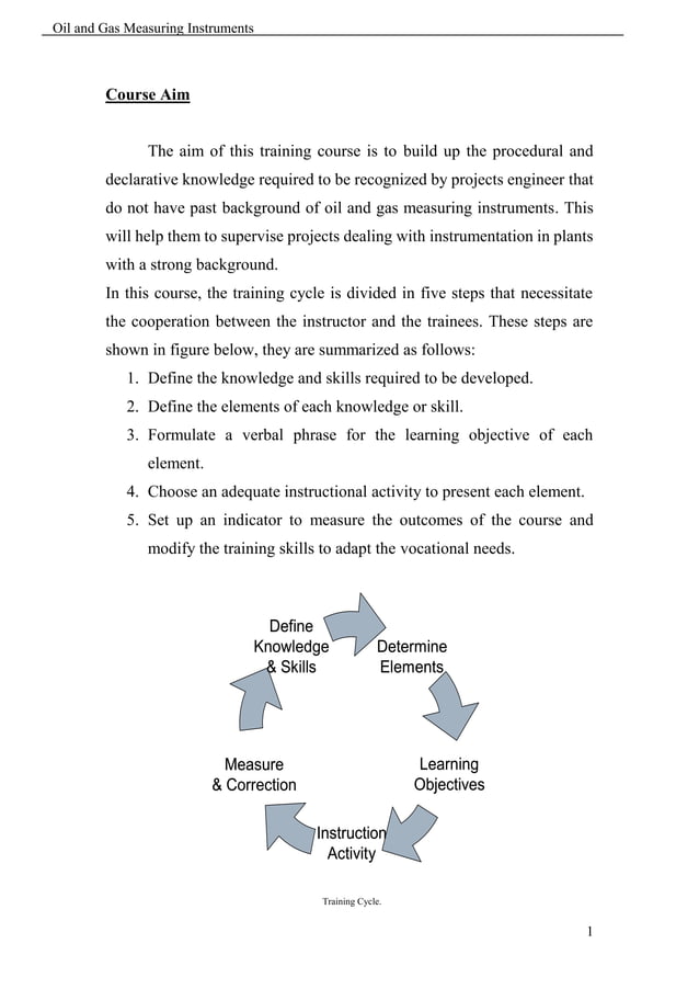 Instrumentation course | PDF