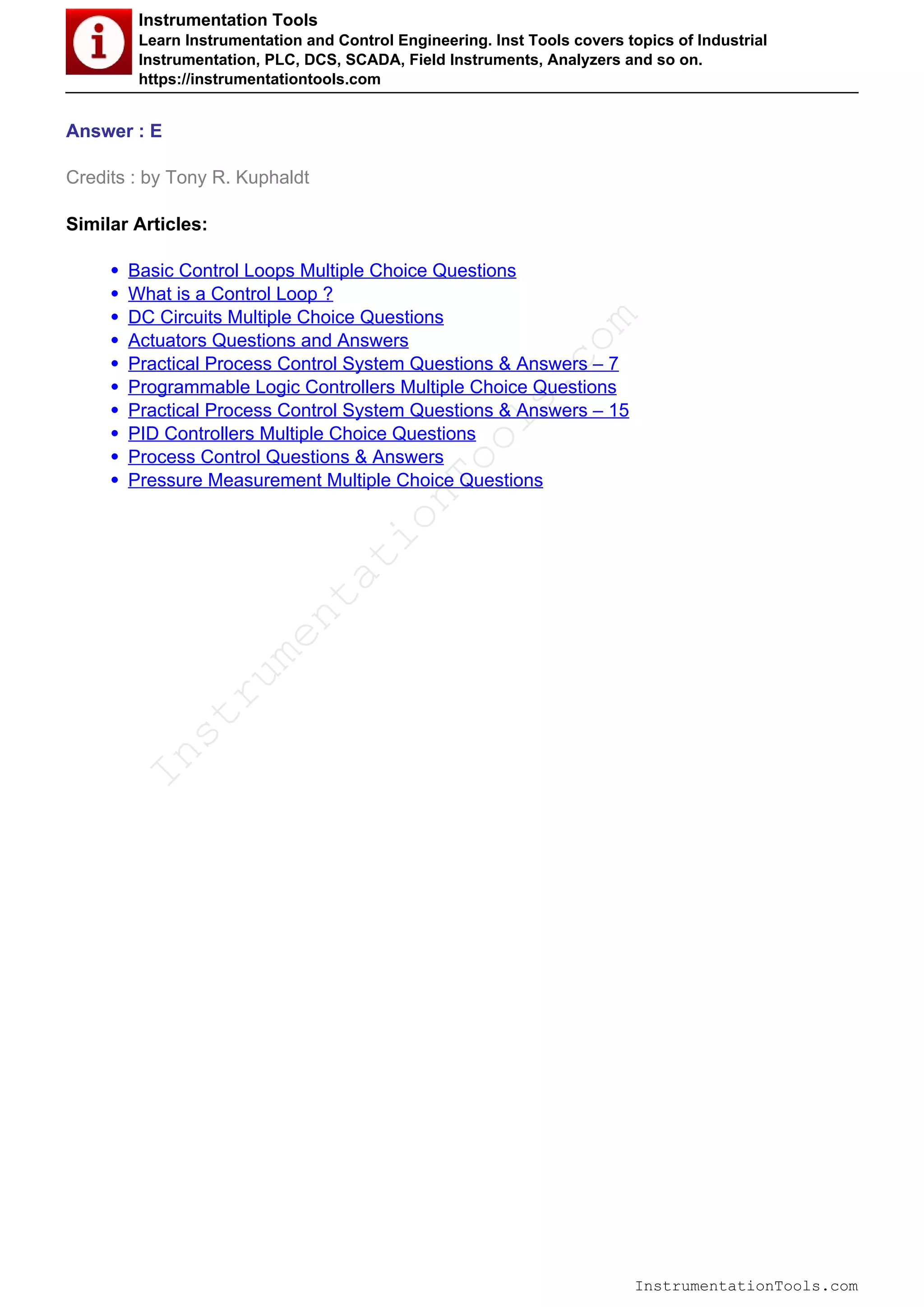 Instrumentation diagrams | PDF
