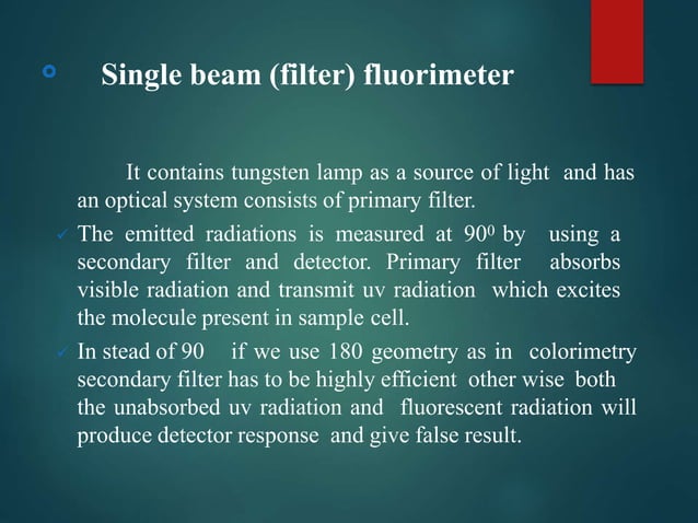 Instrumentation fluorimetry | PPTX | Chemistry | Science