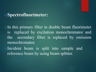Instrumentation fluorimetry | PPTX