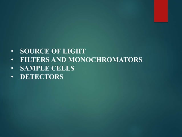 Instrumentation fluorimetry | PPTX | Chemistry | Science