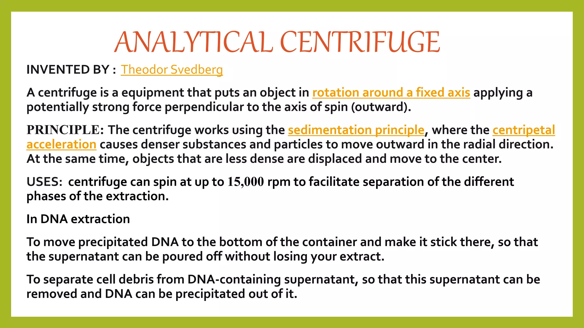 Instrumentation in biotechnology lab | PPTX