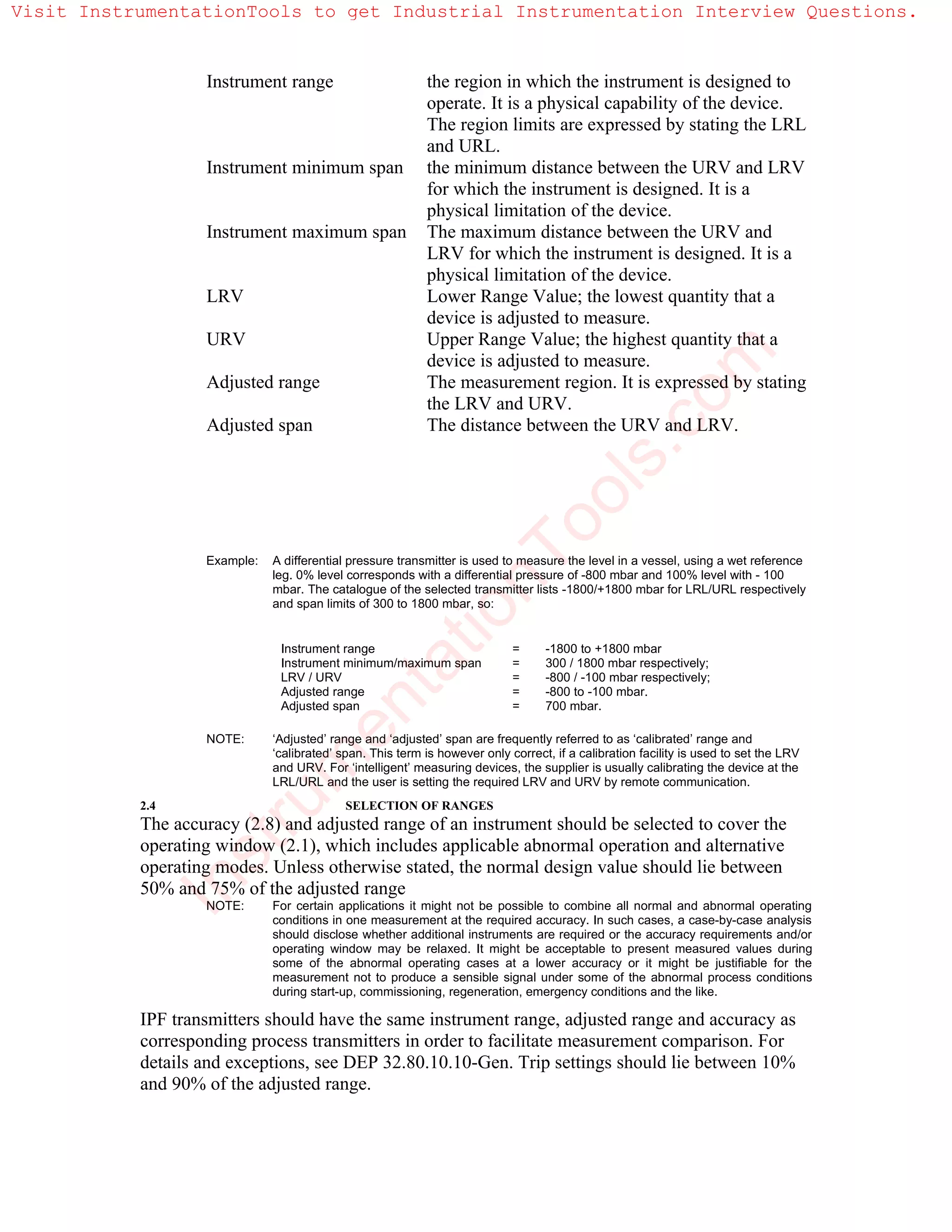 Instrumentation Interview Questions Download | PDF