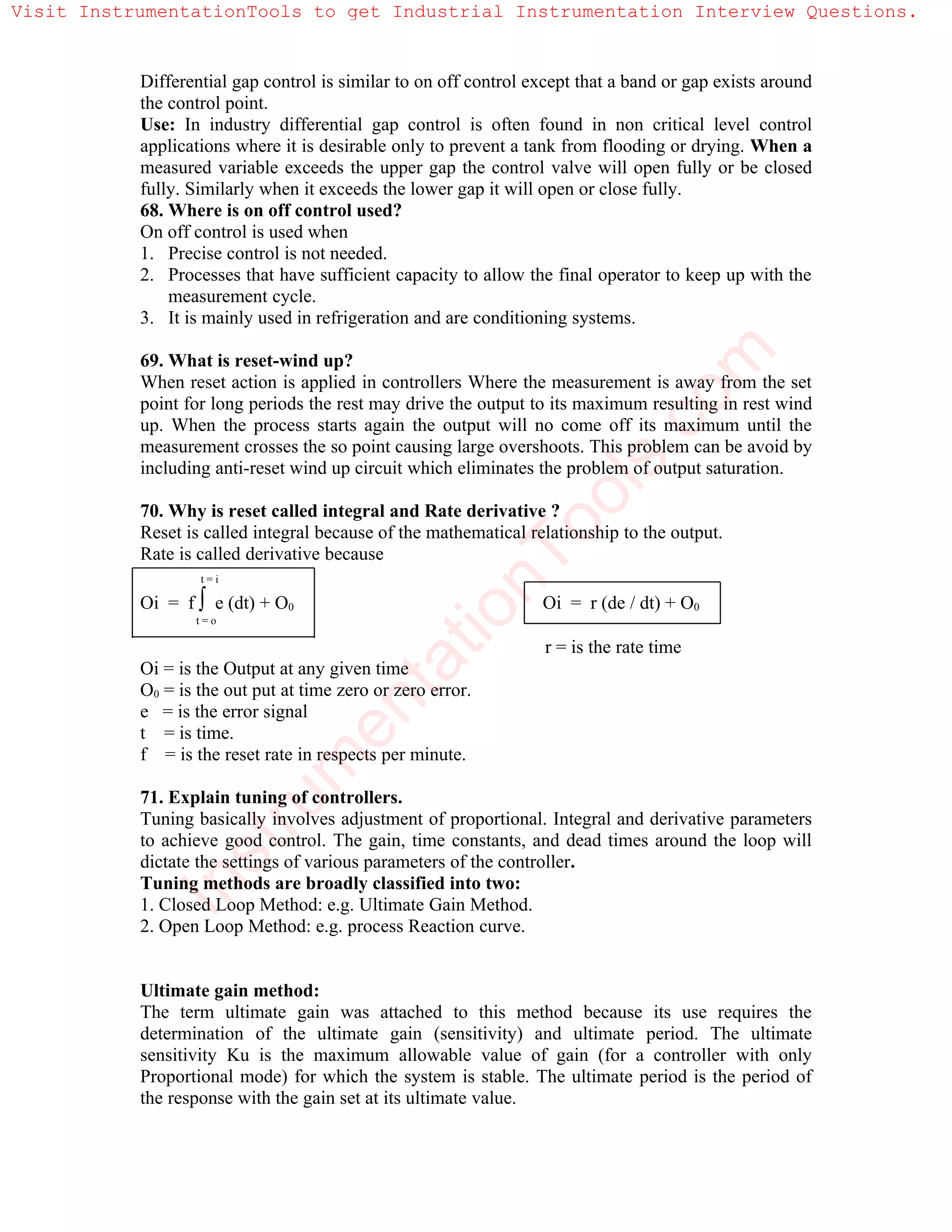 Instrumentation Interview Questions Download | PDF | Chemistry | Science