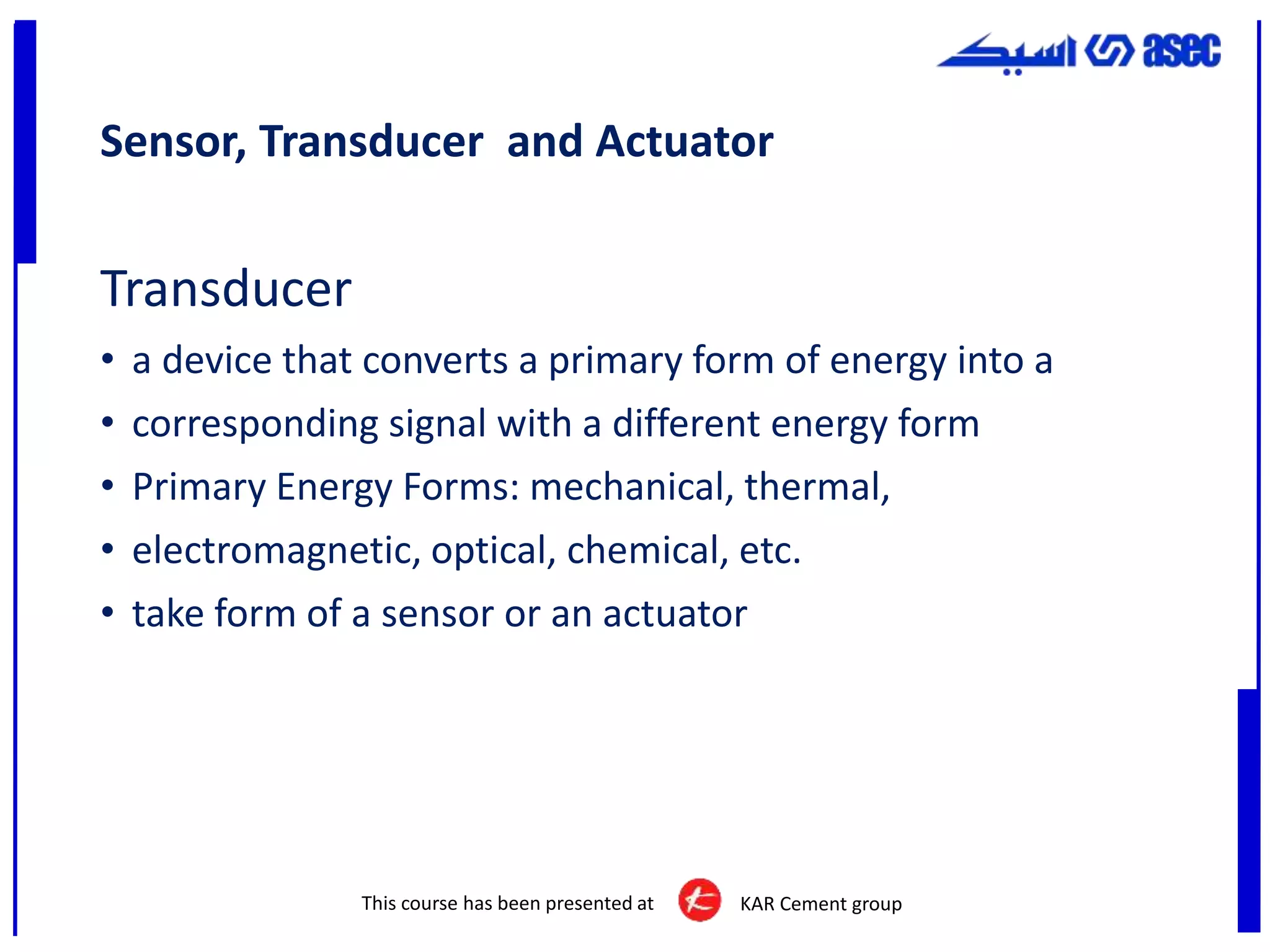 Instrumentation introduction rev arabic | PPTX