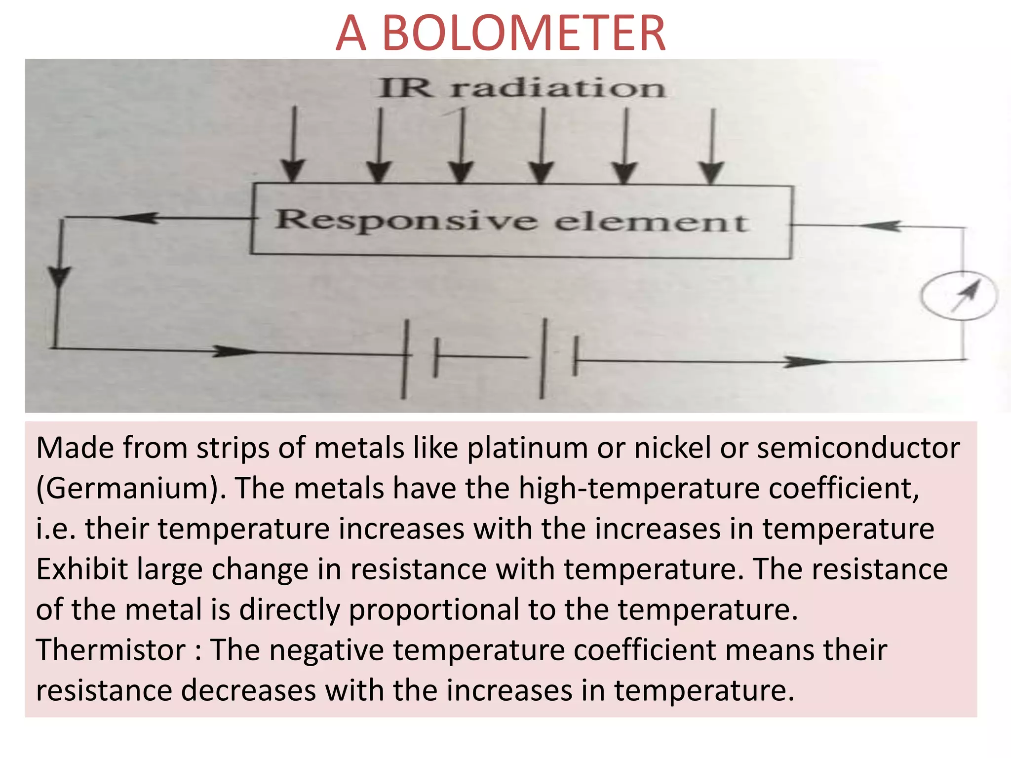 Instrumentation IR Spectroscopy: Detectors | PPTX