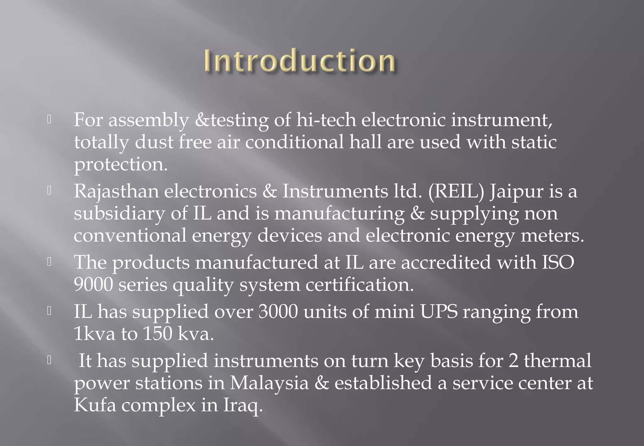 Instrumentation limited kota | PPT | Technology & Computing