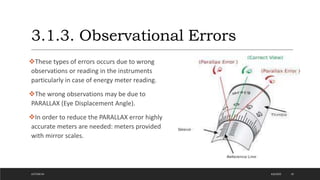 Lecture 04: Errors During the Measurement Process | PPT