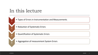 Lecture 04: Errors During the Measurement Process | PPT