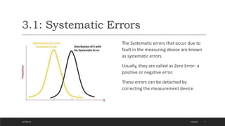 Lecture 04: Errors During the Measurement Process | PPT