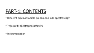 Instrumentation of IR and Raman Spectrophotometers.pptx