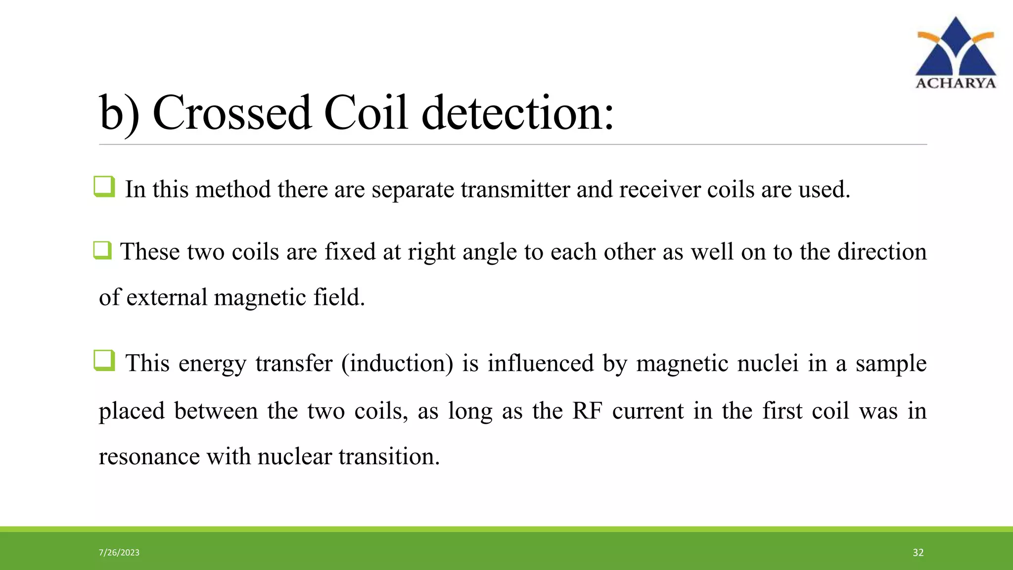 INSTRUMENTATION OF NMR SPECTROMETER.pptx