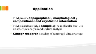 Instrumentation of Transmission electron microscope .............. ,,,.pptx