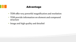 Instrumentation of Transmission electron microscope .............. ,,,.pptx