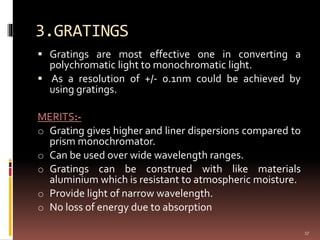 Instrumentation of uv visible spectroscopy | PPTX