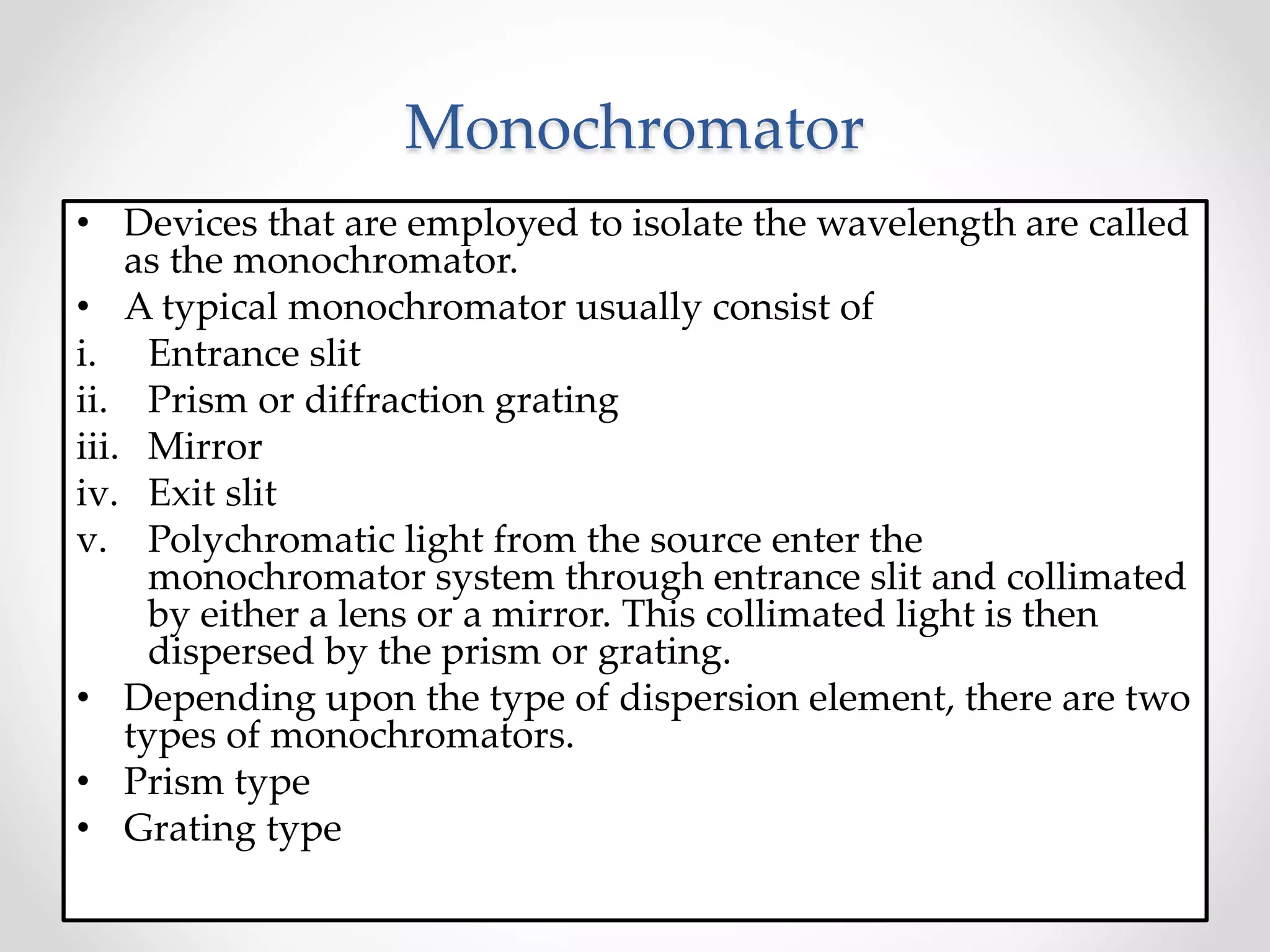 Instrumentation of uv visible spectroscopy | PPTX