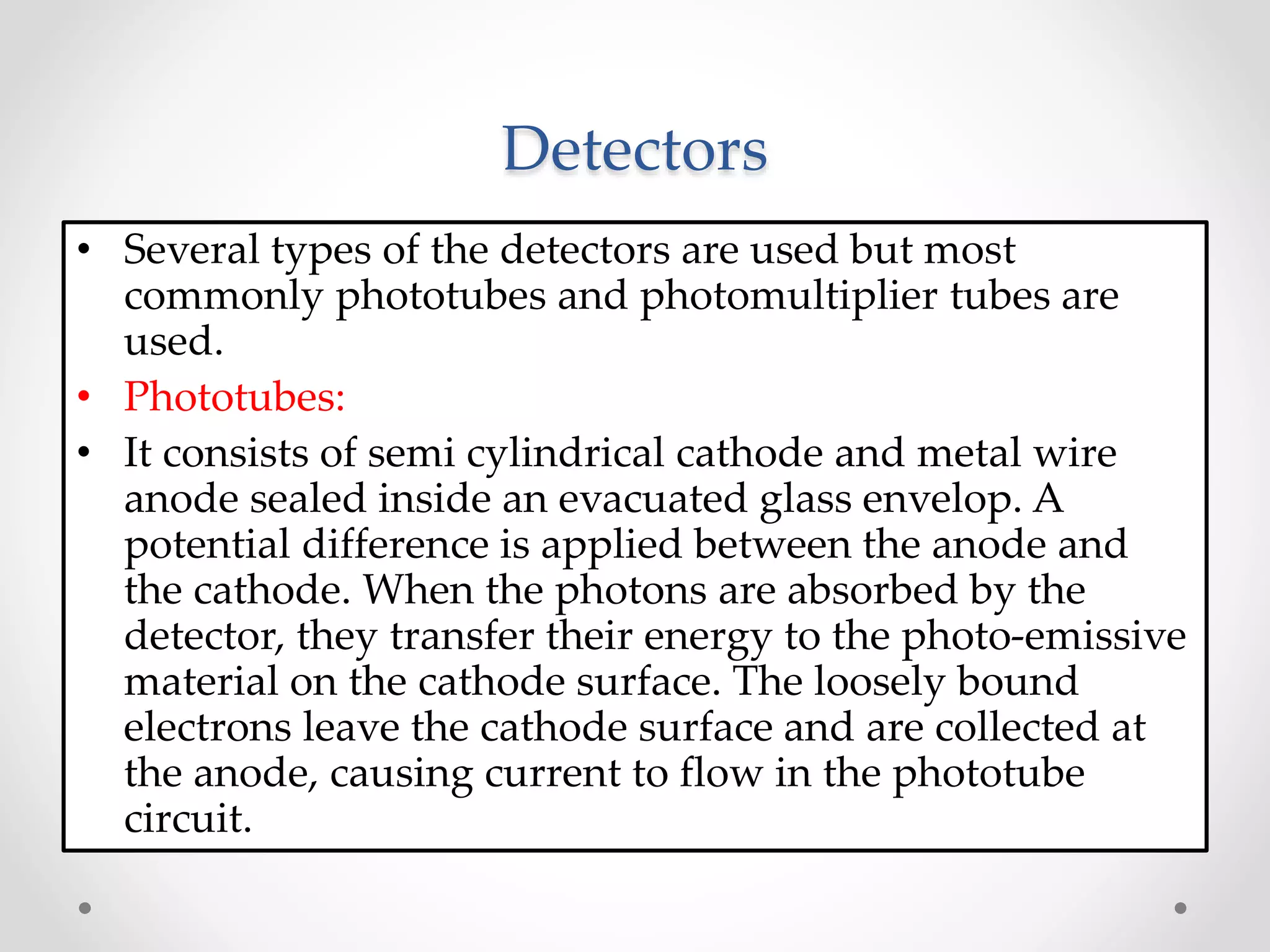 Instrumentation of uv visible spectroscopy | PPTX
