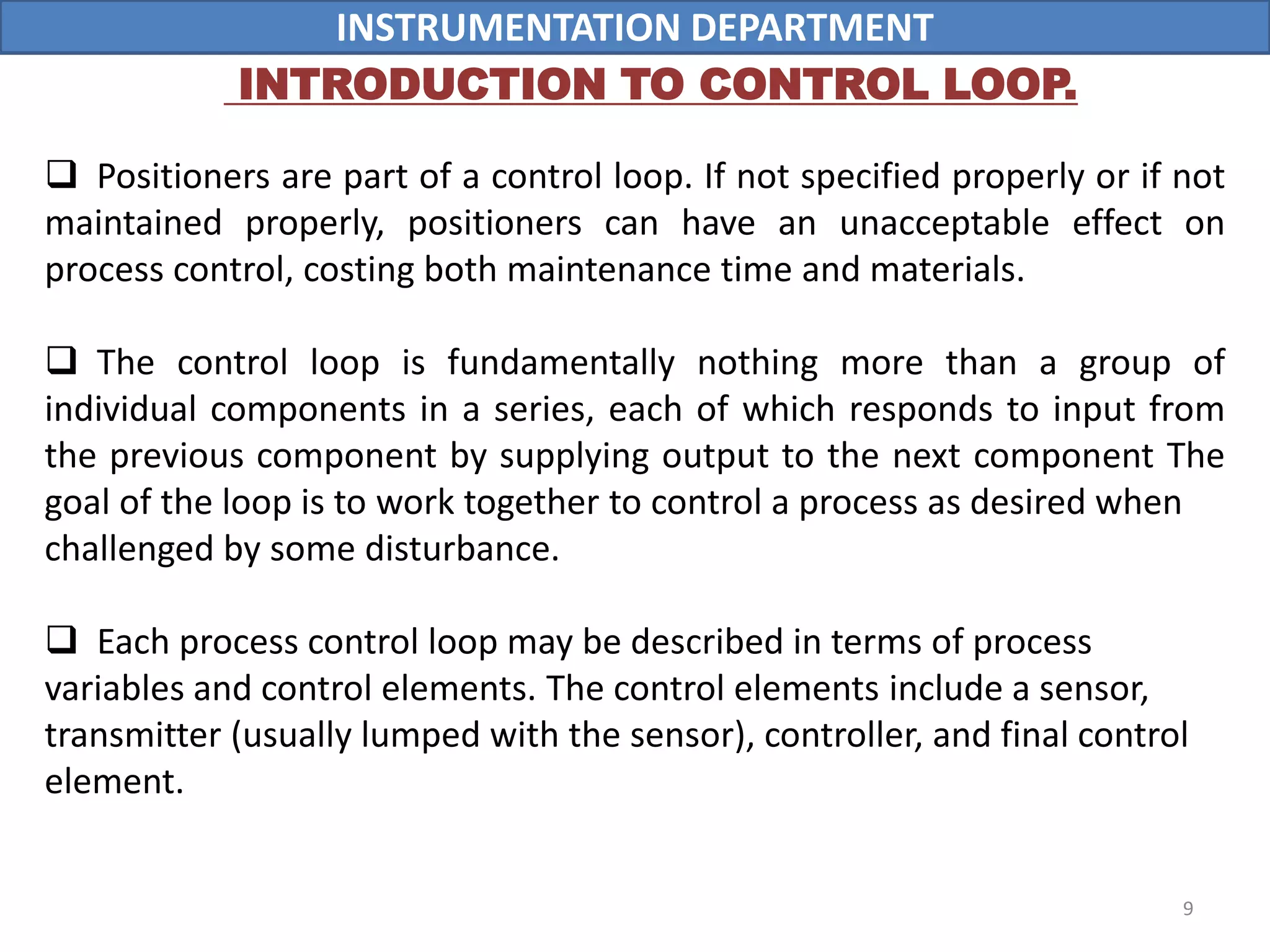 Instrumentation positioner presentation | PDF