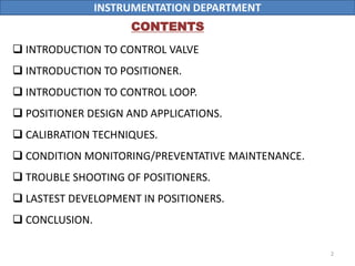Instrumentation positioner presentation | PDF
